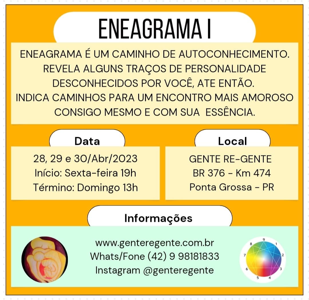 Eneagrama I - Centro de Valorização e Integração Humana